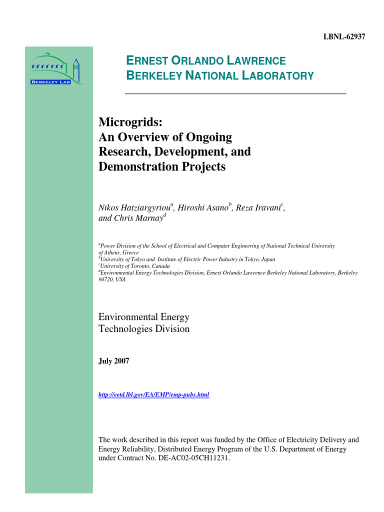 Microgrids (1) | PDF | Distributed Generation | Photovoltaics