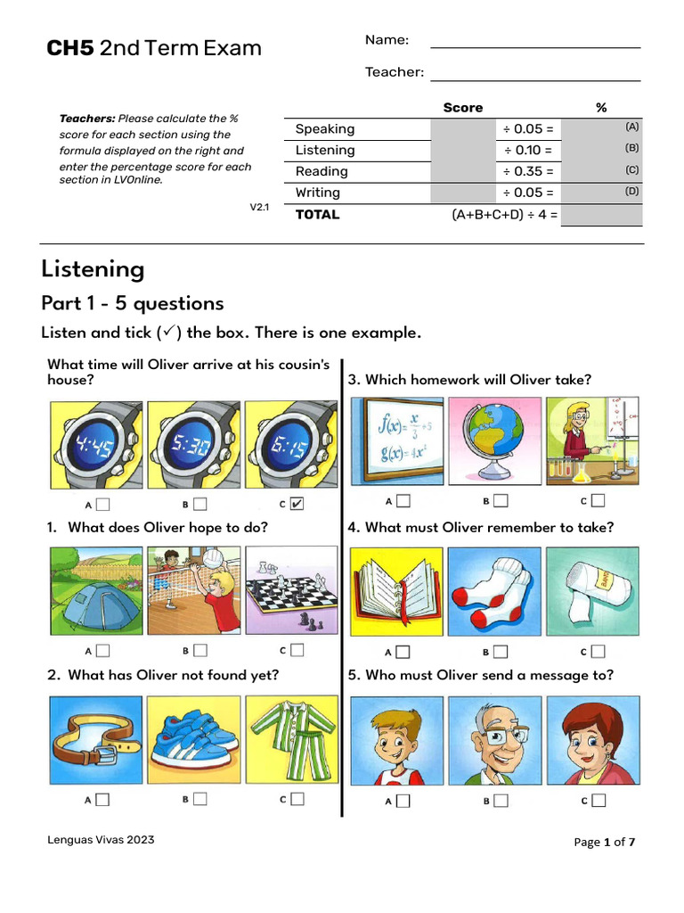 2022-23 T2 CH5 Exam | PDF | Robot | Robotics