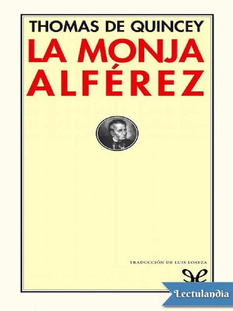 La Monja Alferez - Thomas de Quincey | PDF