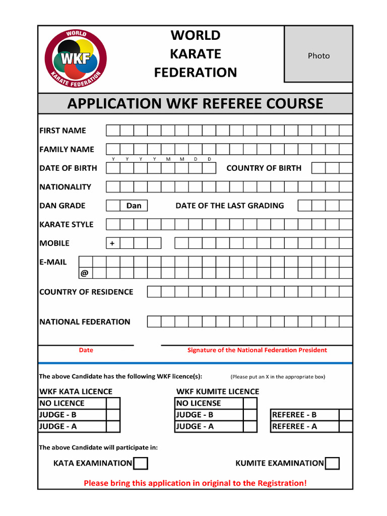 WKF Referee Course July 2018 | PDF