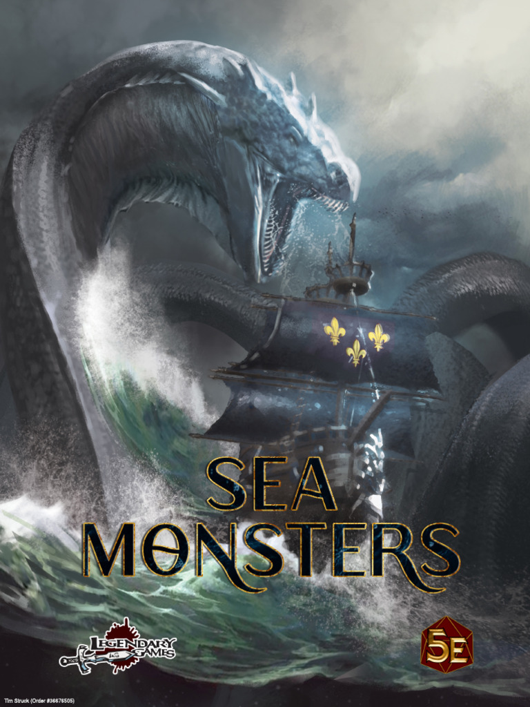 Sea Monsters Preview PDF (5E) | PDF | D20 System