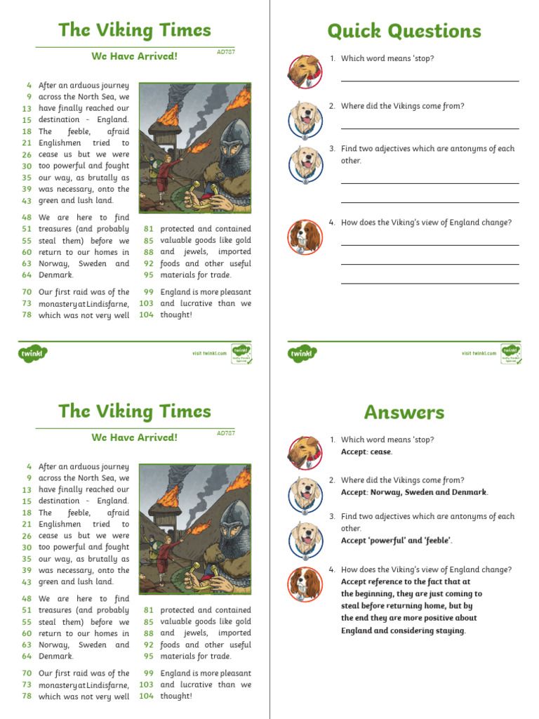 Newspaper Report | PDF | Vikings | Europe