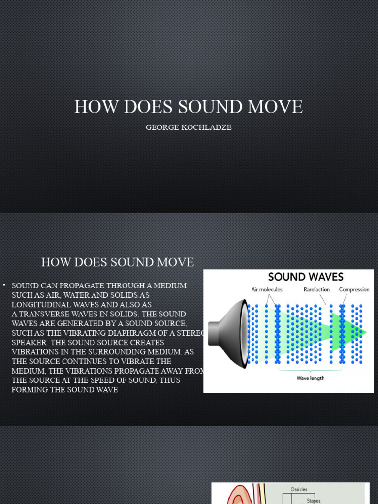 How Does Sound Move | PDF