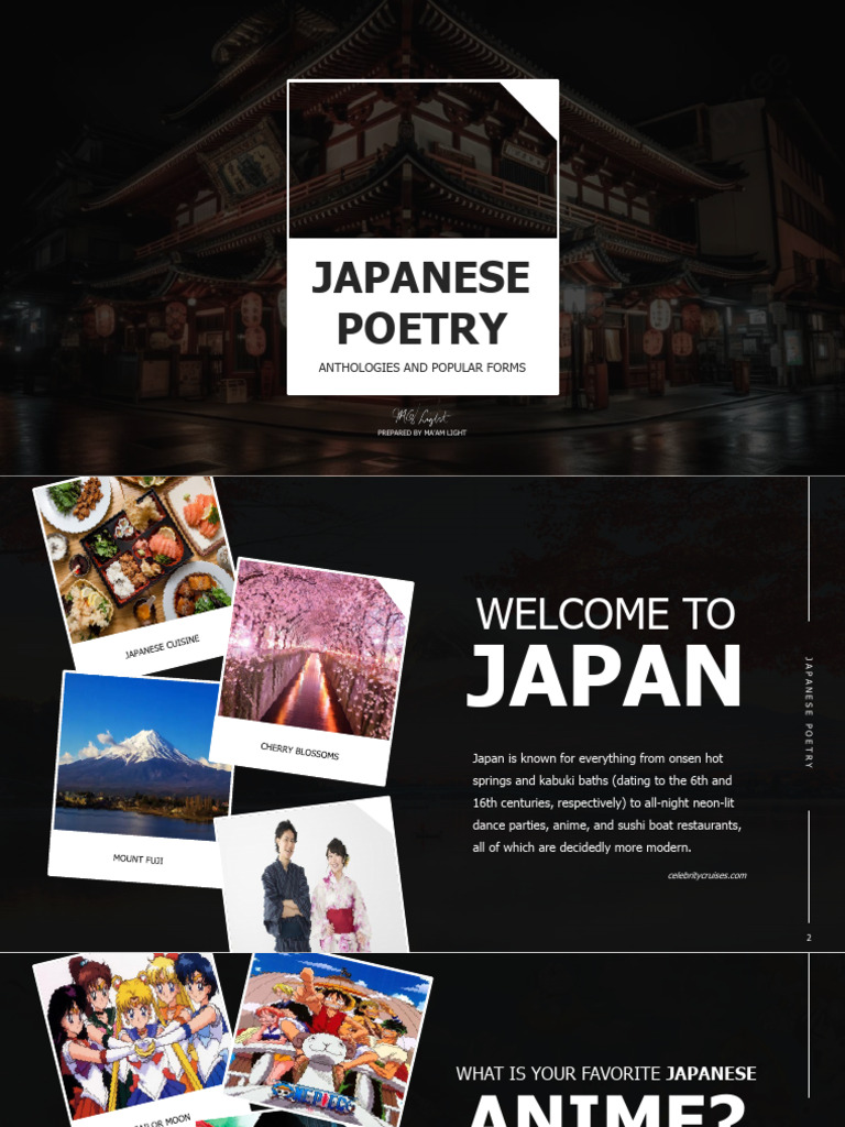 NOTES Japanese Poetry | PDF | Japanese Poetry | Haiku