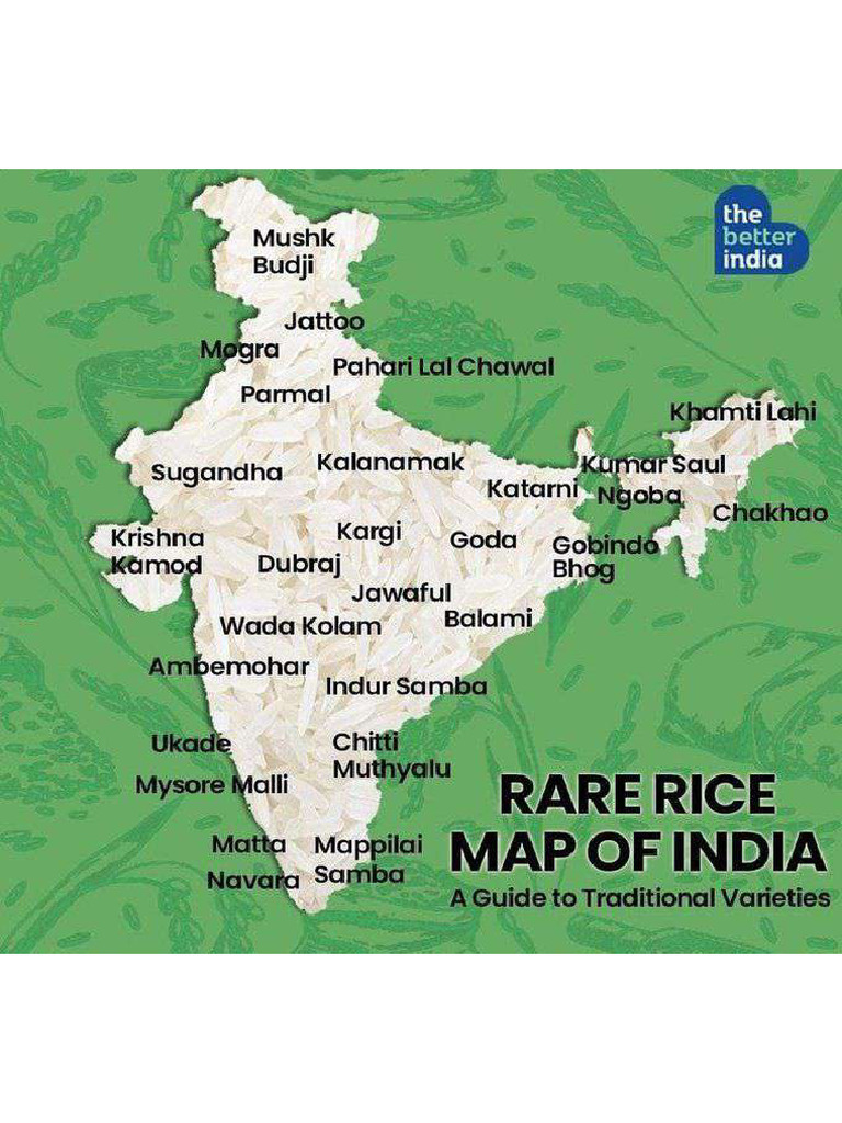Rice Map India | PDF