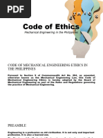 Code of Ethics For Mechanical Engineers | PDF | Engineer | Profession
