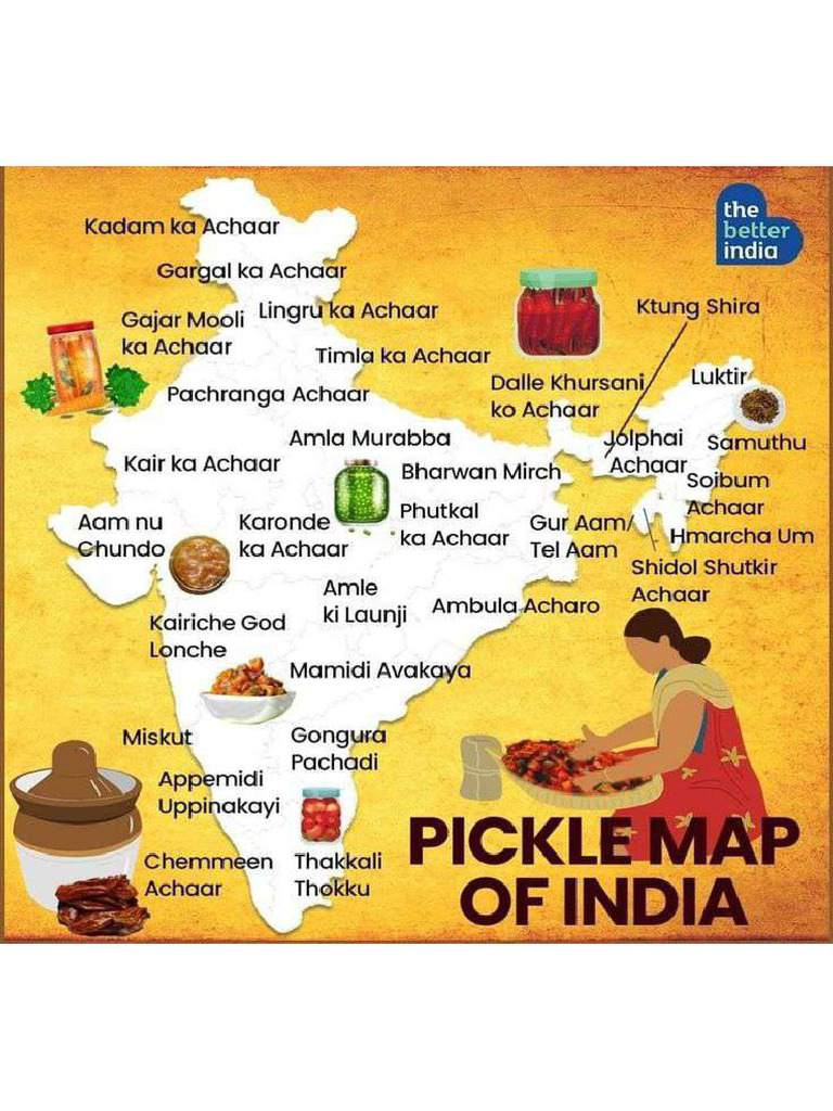 Pickle Map India | PDF