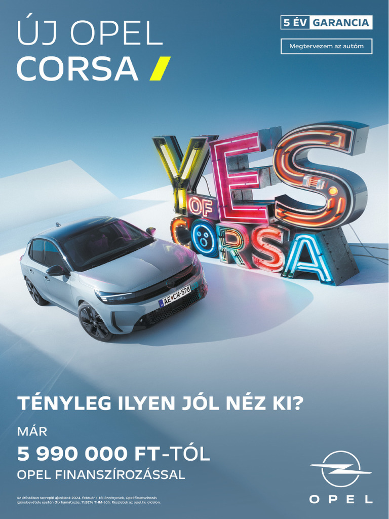 Opel - Corsa 2024 Hu Árlista És Katalógus | PDF