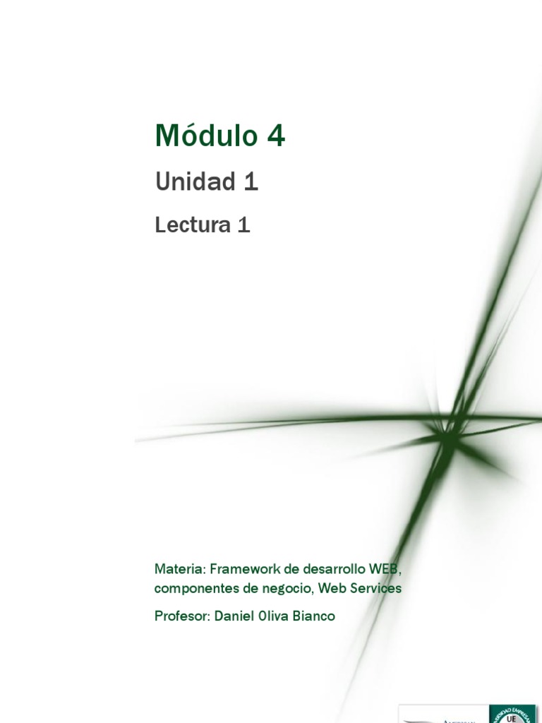 Lectura 1 - Java Server Faces | PDF | Páginas del servidor Java | Modelo – Vista – Controlador