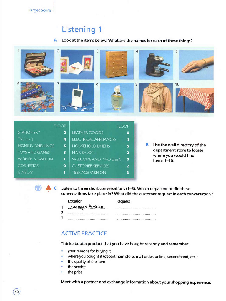 Target Score SB With Test Pack-42 | PDF