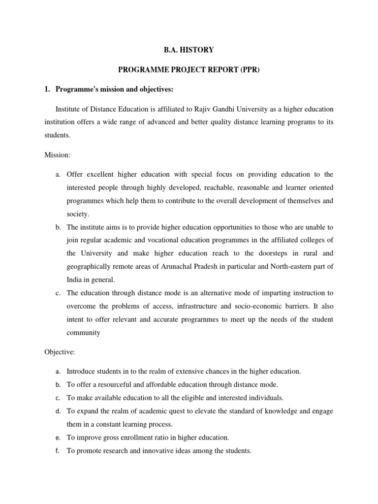 Progm Project Report BA History | PDF | Mughal Empire | University And ...