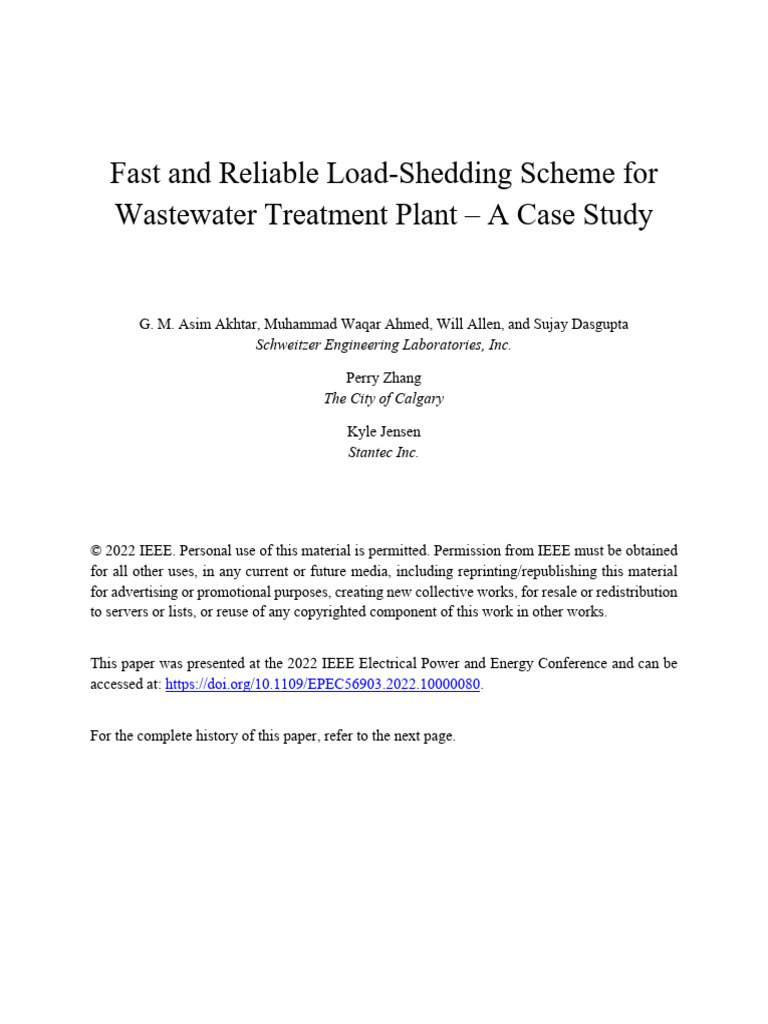 7091 FastReliableLoadShedding AA 20230213 Web | PDF | Computer Network ...