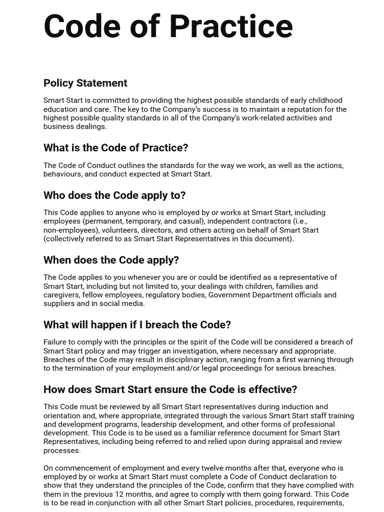Code of Practice | Download Free PDF | Harassment | Bullying