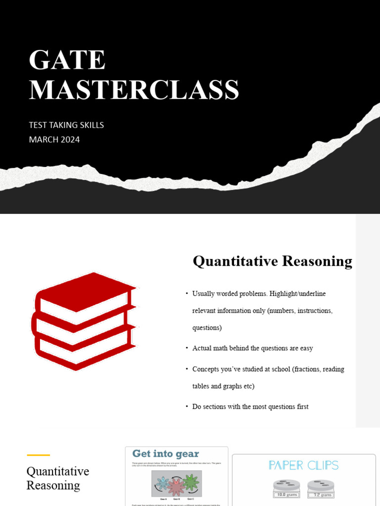 GATE Masterclass: Test Strategies 2024 | PDF | Pattern