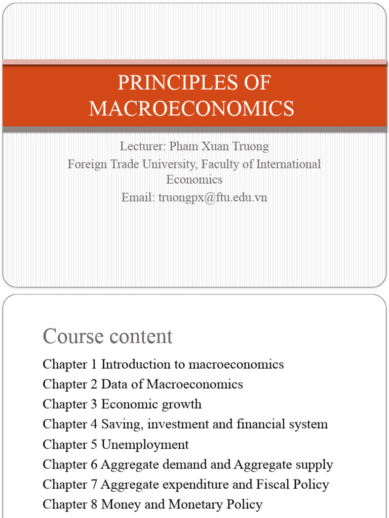 Chap 1 | PDF | Macroeconomics | Economics