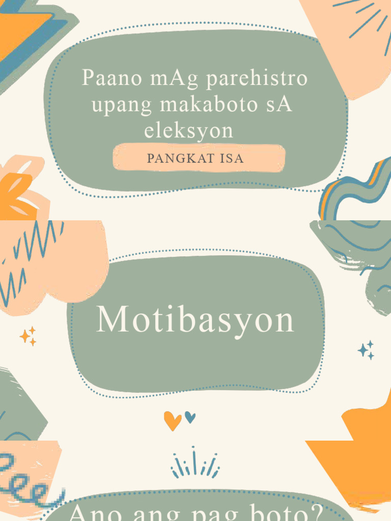 Paano Mag Parehistro Upang Makaboto Sa Eleksyon | PDF