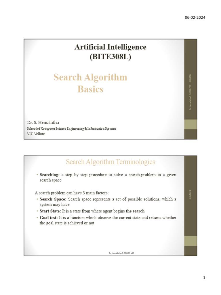 Search Algorithm Basics Explained | PDF | Computer Programming ...