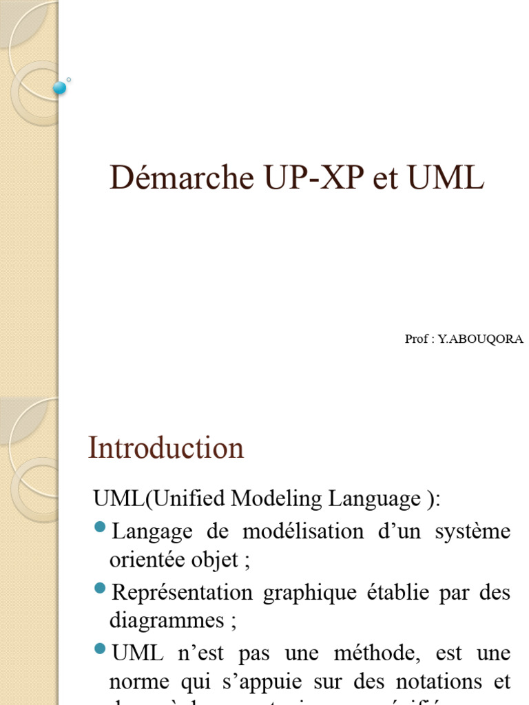 3-Démarche UP-XP et UML | PDF | Langage de Modélisation Unifié | Informatique