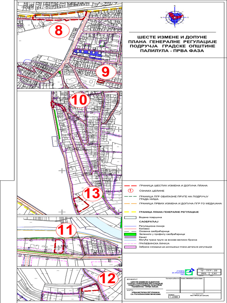 P-3-1 Gradjevinske-6 Izmene PGR Palilula-2500 | PDF