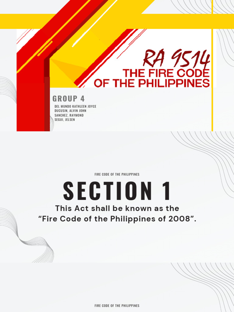 Philippine Fire Code | PDF | Fire Safety | Fires