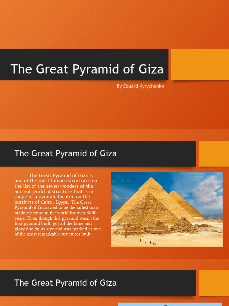 Great Pyramids | PDF | Egyptian Pyramids | Ancient Egypt