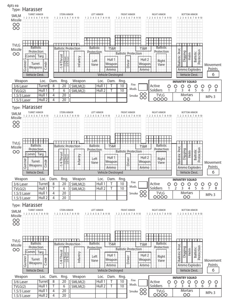 RL Harasser Medium Ground Apc | PDF | Tanks | Missile