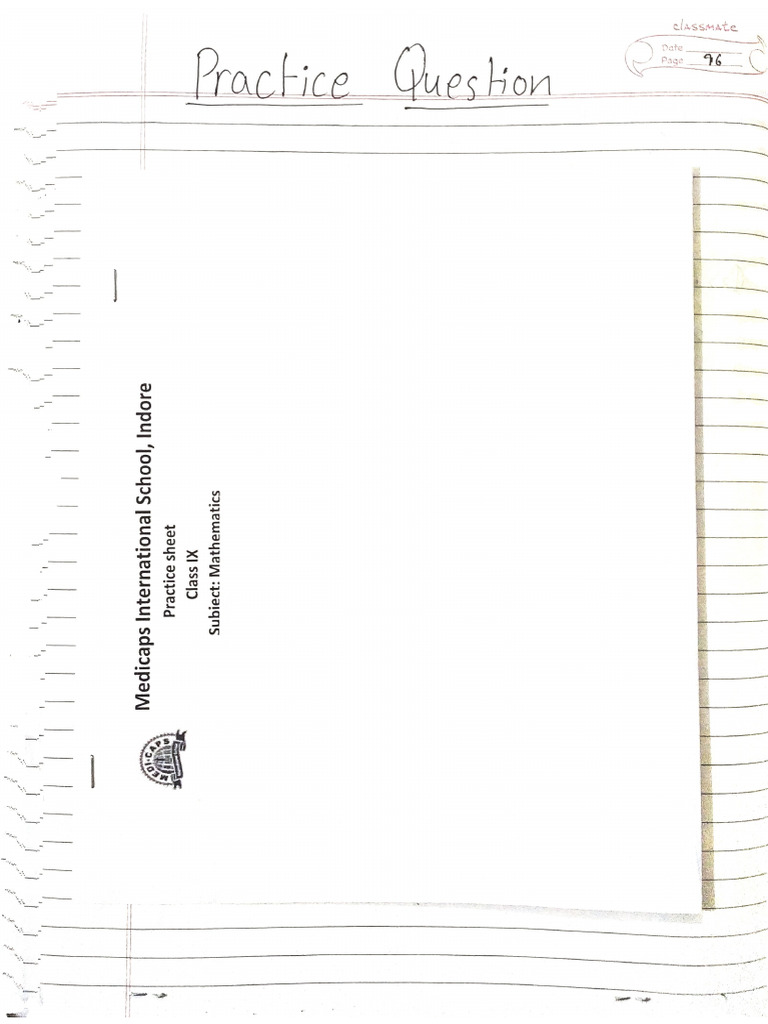 Practice Sheet | PDF