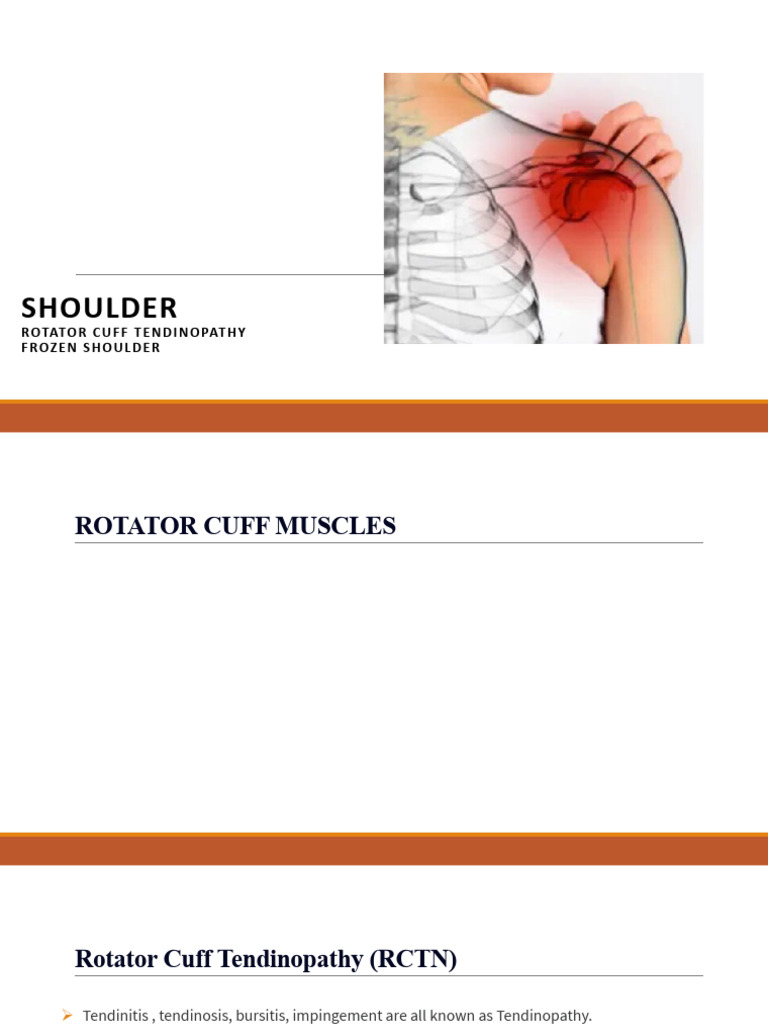 Frozen Shoulder | PDF | Shoulder | Musculoskeletal System