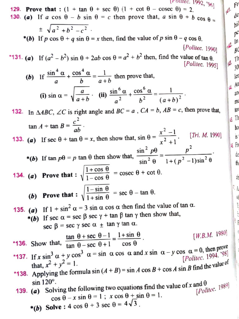 Trigo Critical 2 | PDF | Trigonometry | Mathematics