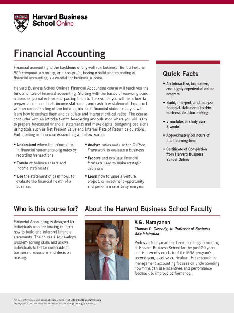 Financial Accounting Overview | PDF | Financial Accounting | Valuation ...