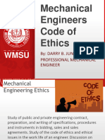 Code of Ethics for Mechanical Engineers | PDF | Engineer | Profession