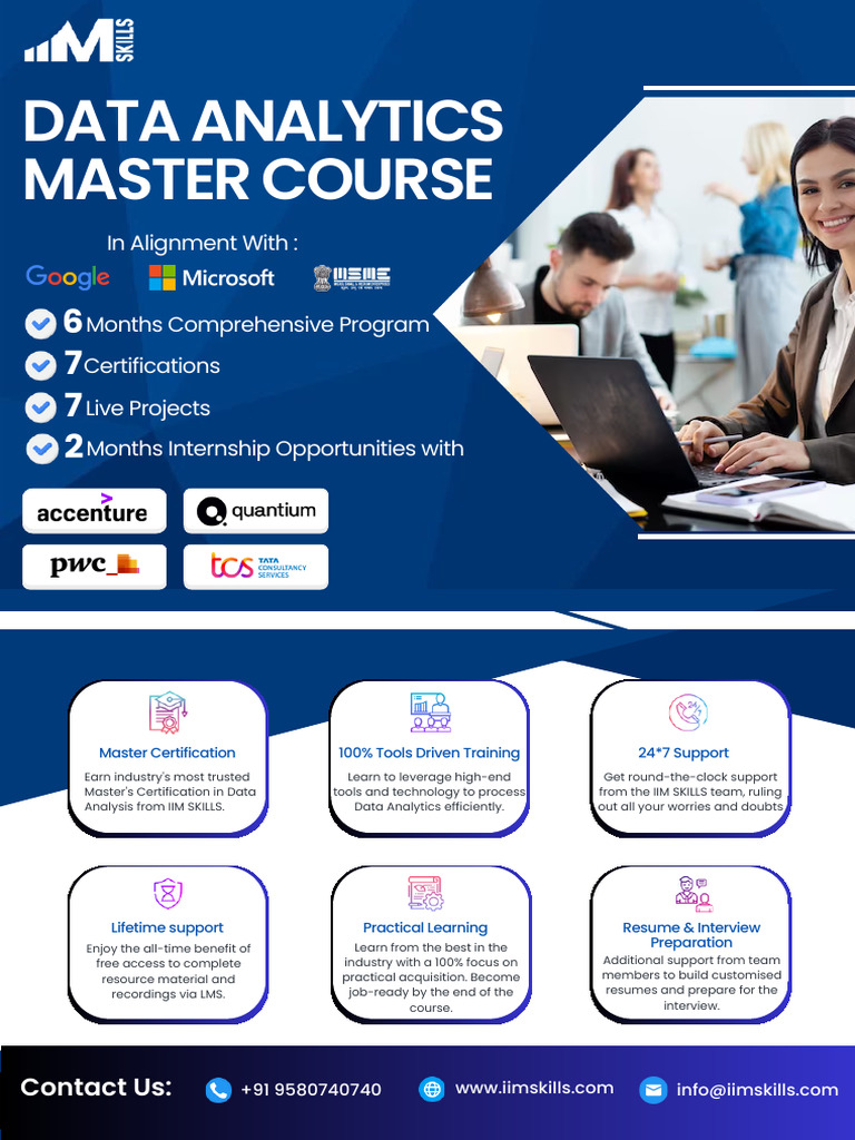 Data Analytics Master Course Brochure | Download Free PDF | Performance Indicator | Data Analysis