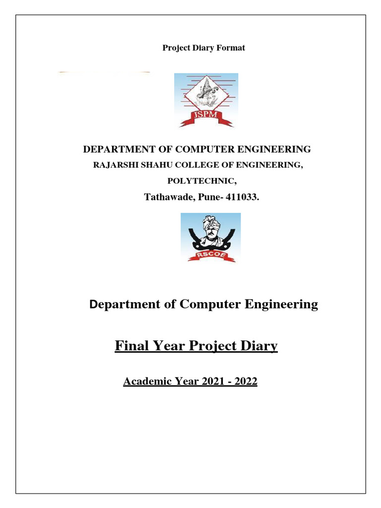 Project Dairy Format | PDF | Engineering | Computer Engineering