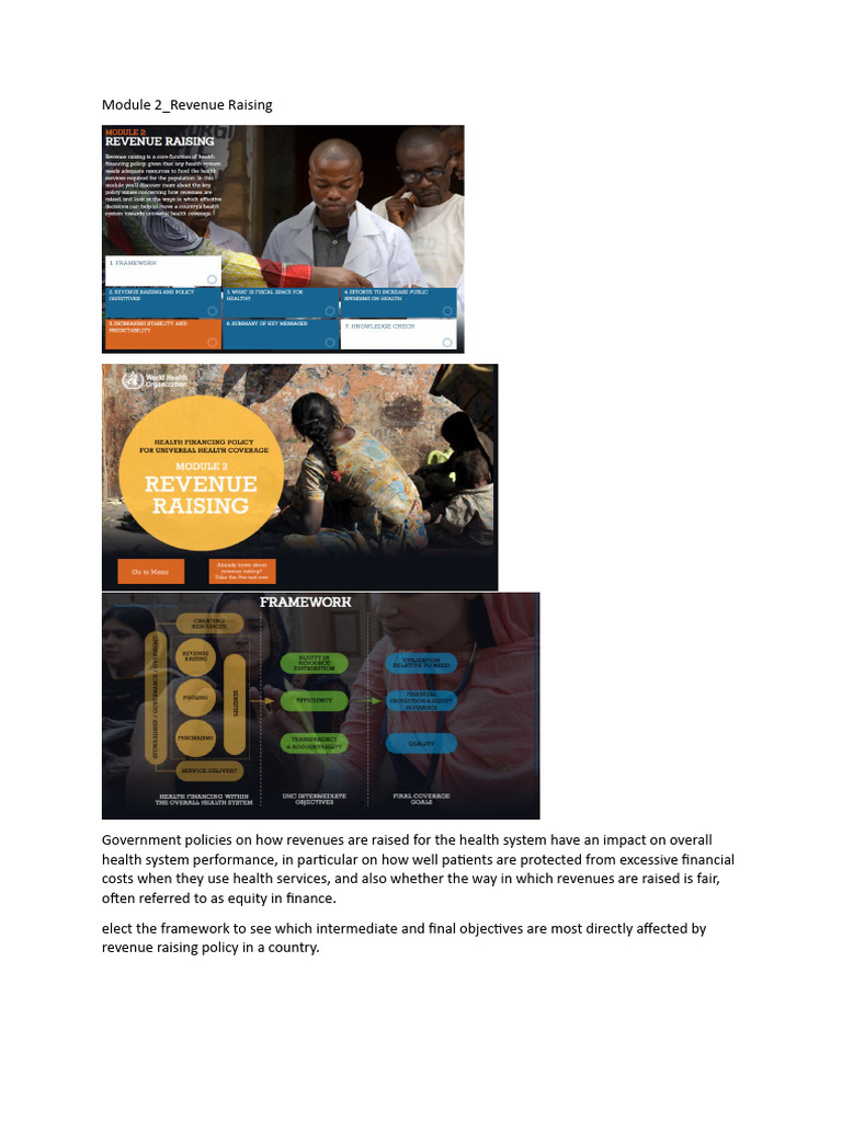 Module 2 - Revenue Raising | PDF | Government Spending | Taxes