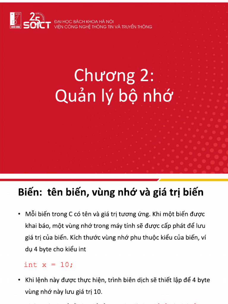 Lec2. Quan Ly Bo Nho | PDF