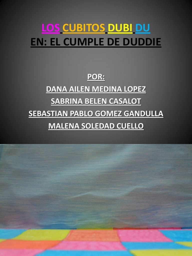 Los Cubitos Dubi Du Mejorado | PDF