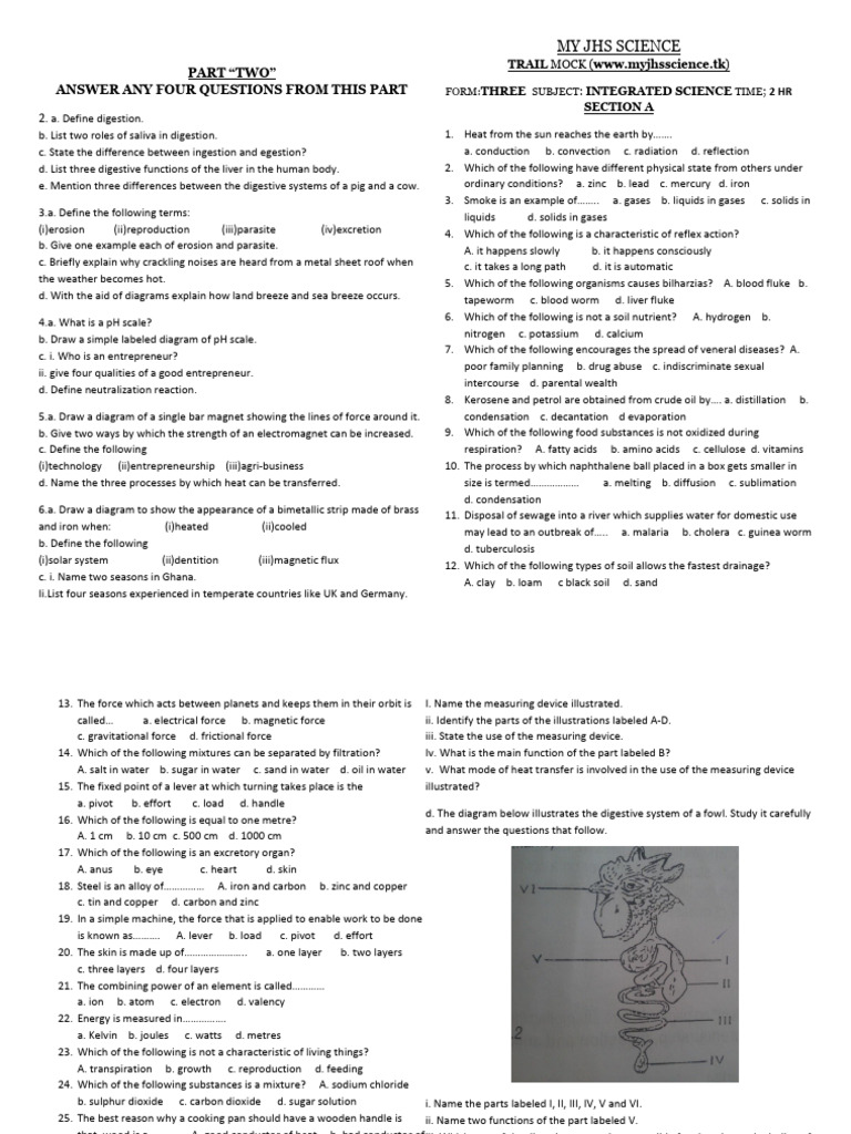 Trail Mock 3 | PDF | Water | Digestion