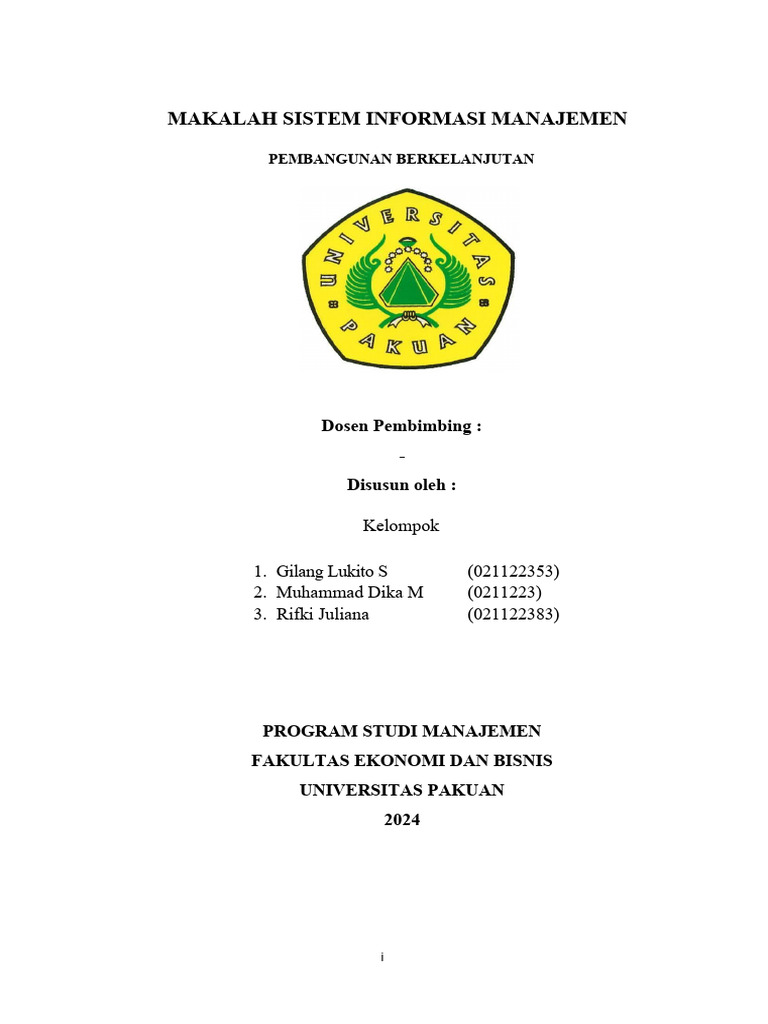 Makalah Green Eco Part 2 | PDF | Karier & Perkembangan | Ilmu Sosial