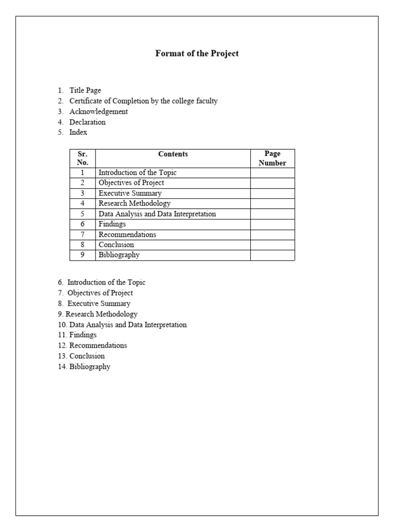 50 Marks Project Report Format | PDF 50 Marks Project Report Format | PDF