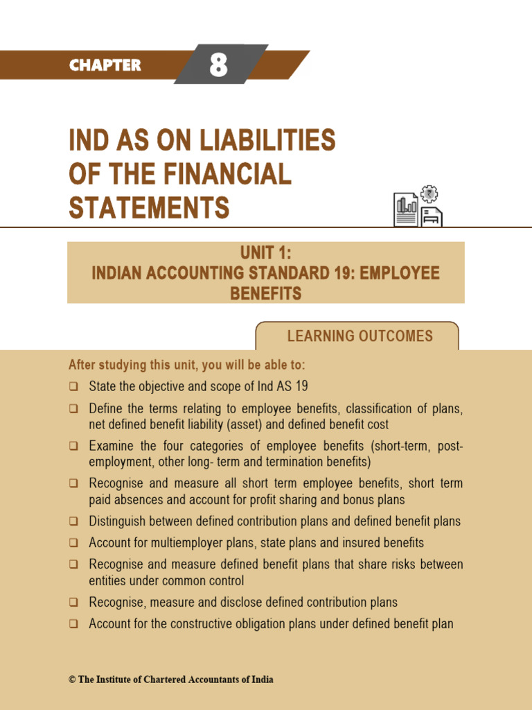 Ind As 19 | PDF | Employment | Defined Benefit Pension Plan