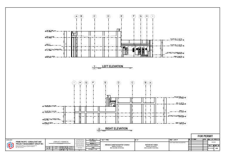 A-6 Left Elevation Church | PDF