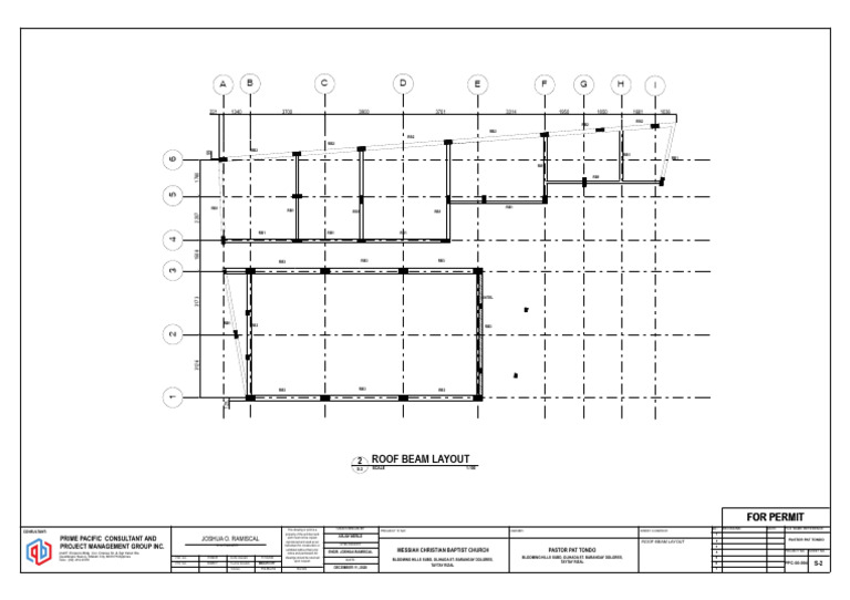 S-2 Roof Beam Layout | PDF