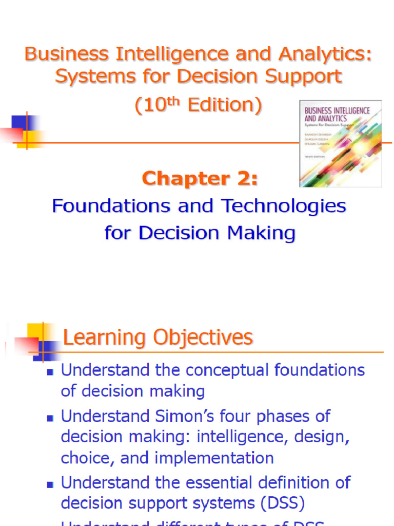 Ch2 Foundations and Technologies For Decision Making | PDF | Decision Making | Heuristic