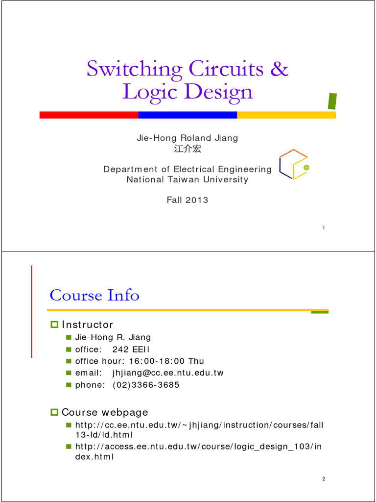 Switching Circuits and Logic Design | PDF | Digital Electronics | Electronics