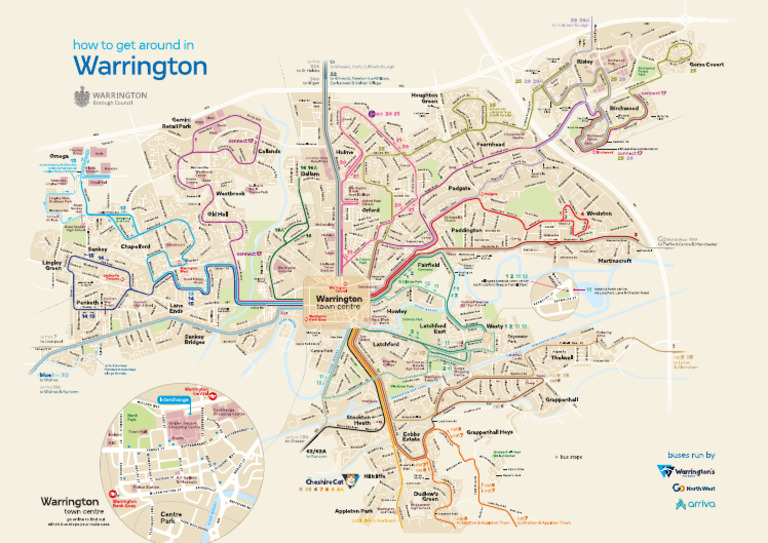 Warrington Network Map A2 ALL OPERATORS Oct22 WEB | PDF