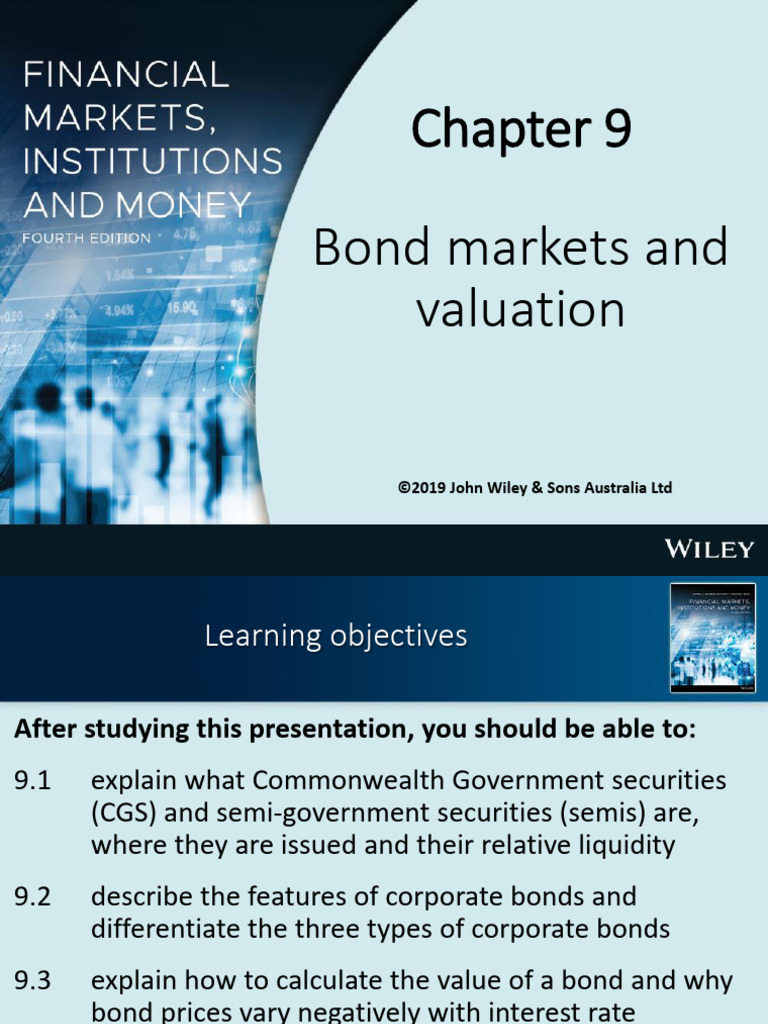 ch09 PPT Kidwell 4e Bond-Markets-And-Valuation | PDF | Bonds (Finance) | Yield (Finance)