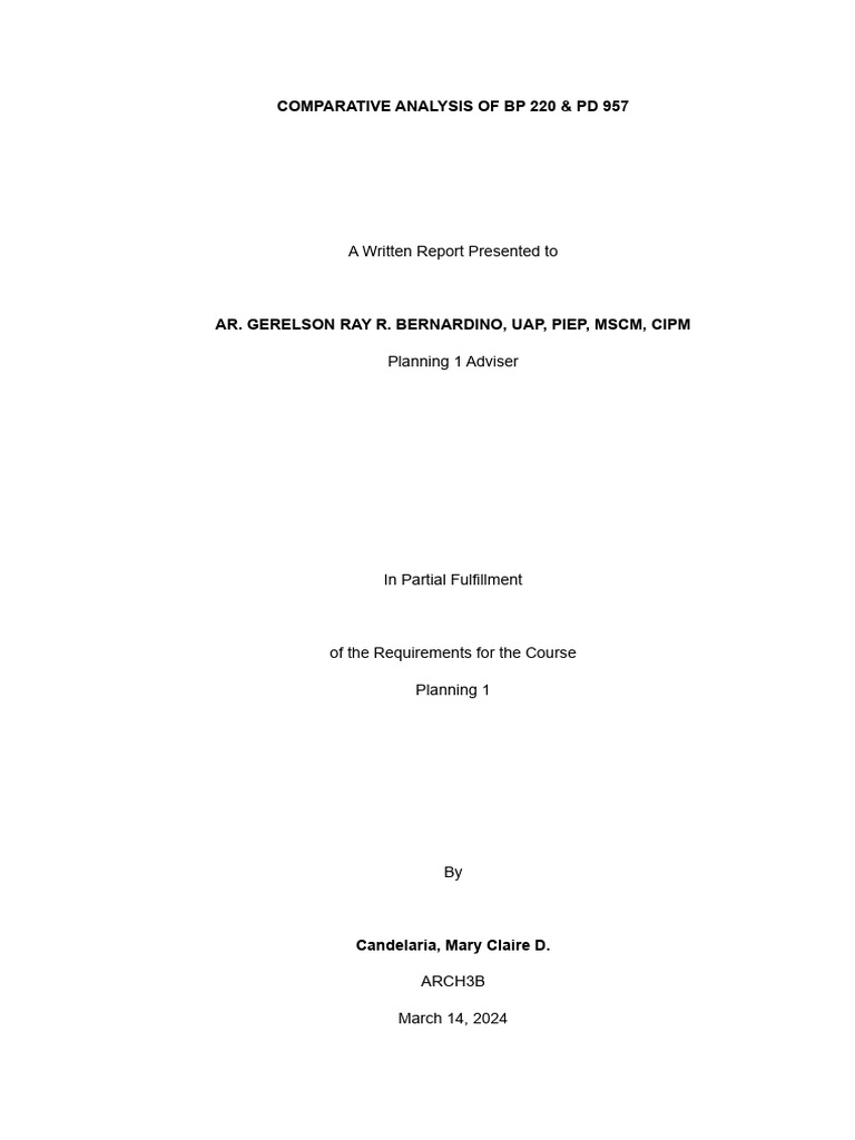 BP 220 and PD 957 Special Ass | PDF | Road Surface | Road