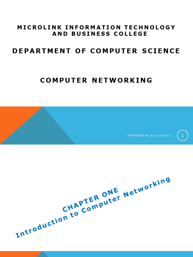 Computer Networking | PDF | Network Topology | Computer Network Computer Networking | PDF | Network Topology | Computer Network
