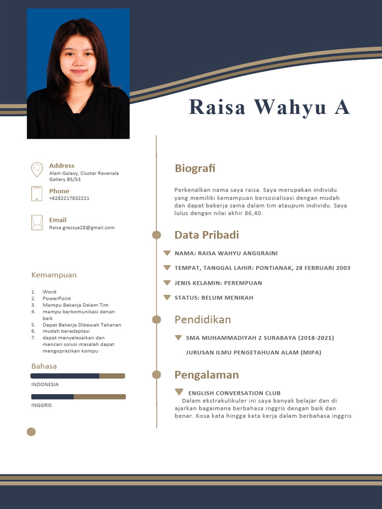 Profil Raisa Wahyu Anggraini | PDF