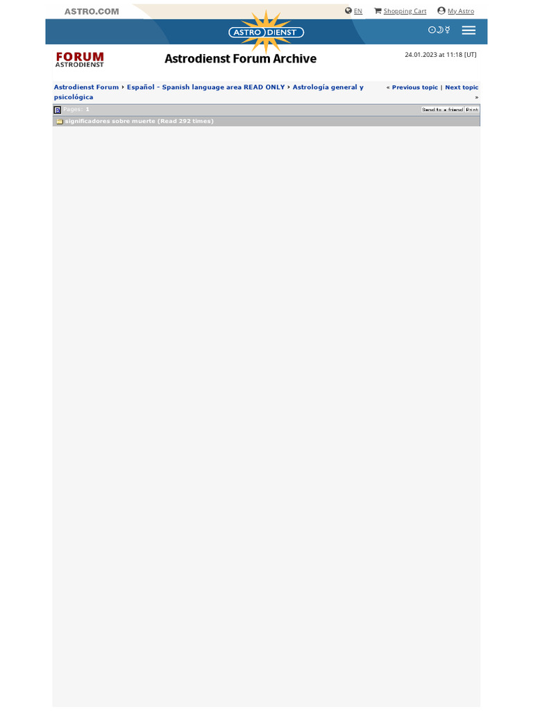 Significadores Muerte en La Carta Astral - Foro Astro | PDF | Horóscopo | Alma